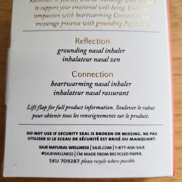 saje | Other | Nwt Saje Inhaler Duo Grounding Nasal Inhalers | Poshmark